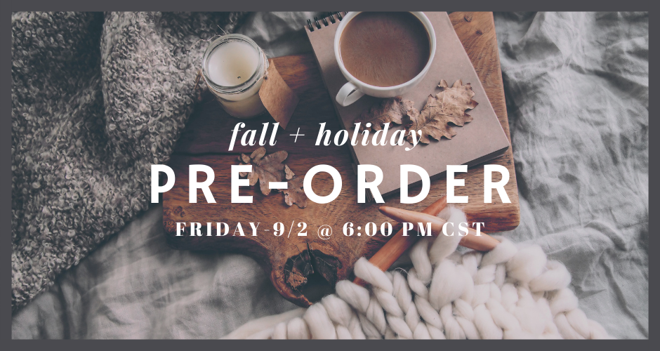 Fall - Holiday Pre-order 2022 – Teddy Bee's Wax Co.